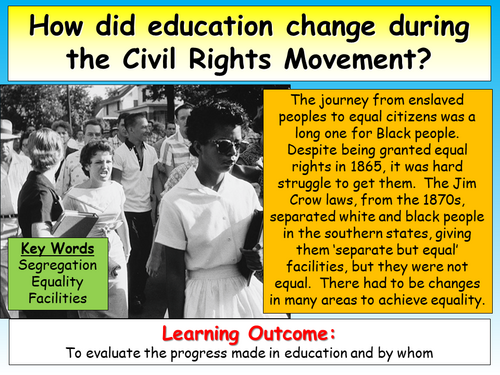 Civil Rights Movement : Education | Teaching Resources