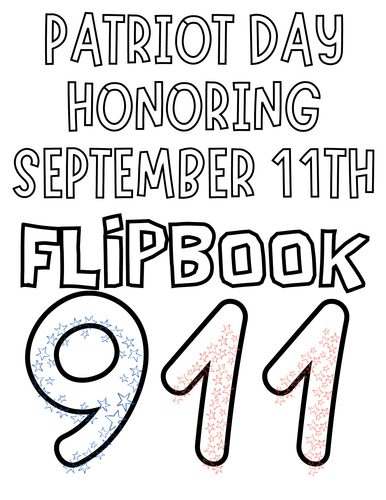 Patriot Day Honoring September 11th Flip Book 9/11 Reading & Writing ...
