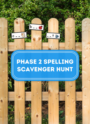 Phase 2 Phonics Outdoor Spelling Activity | Fun & Engaging Phonics ...