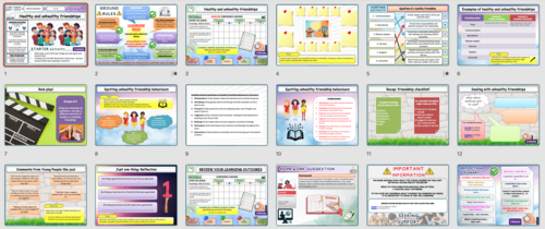 Healthy and Unhealthy friendships PSHE Lesson | Teaching Resources