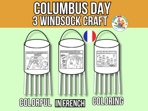 French Christopher Columbus Day Activities Crafts And Art Project ...