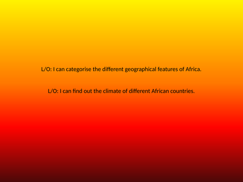 Back to School Africa Project year 5 Geography History Art Fun ...