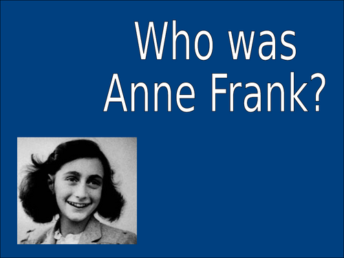 Back to School Year 5 Lessons Anne Frank Literacy | Teaching Resources