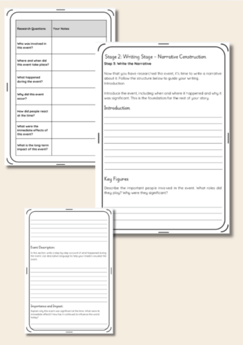Black History Month Timeline Event Writing Research Workbook - KS3 ...