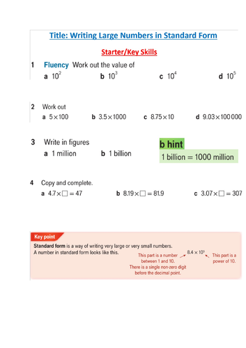 GCSE Foundation (Unit 18): Fractions, Indices and Standard Form ...