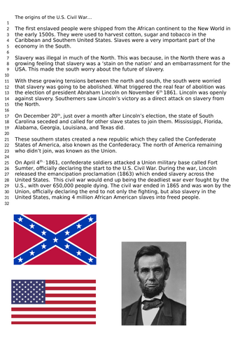 The Reconstruction Period Unit of Work | Teaching Resources