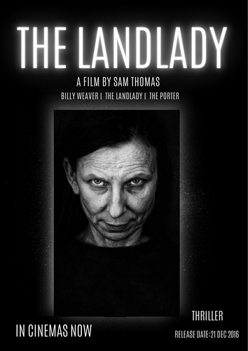 Movie Poster of 'The Landlady' by Roald Dahl and Elements of Movie ...