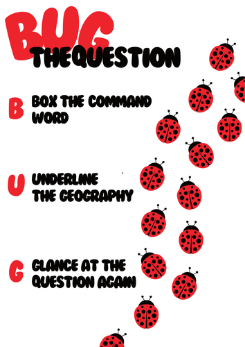 BUG the question poster geography | Teaching Resources