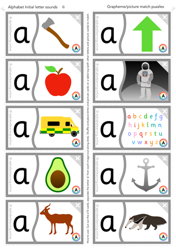 Alphabet match ALL x26 letters | Teaching Resources