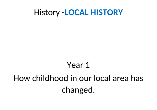History Year 1 Unit Plans - editable | Teaching Resources