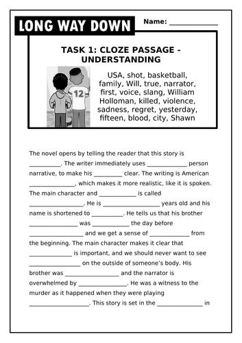 Long Way Down Full Unit | Teaching Resources