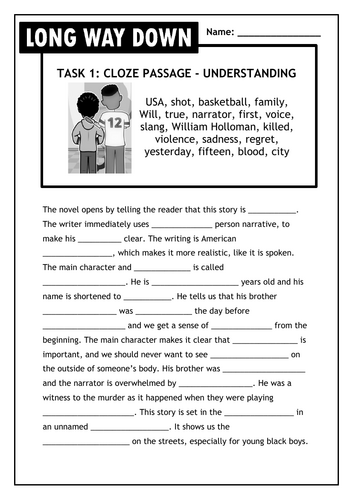 Long Way Down Full Unit | Teaching Resources