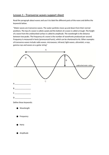 Wave Properties IGCSE Physics | Teaching Resources
