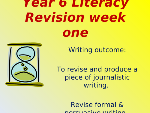 SATS Year 6 Revision Month's Worth Mainly Literacy | Teaching Resources