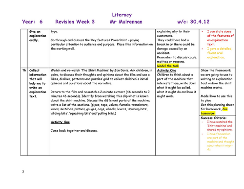 SATS Year 6 Revision Month's Worth Mainly Literacy | Teaching Resources