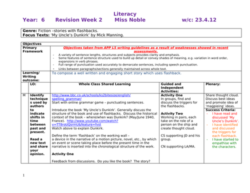 SATS Year 6 Revision Month's Worth Mainly Literacy | Teaching Resources