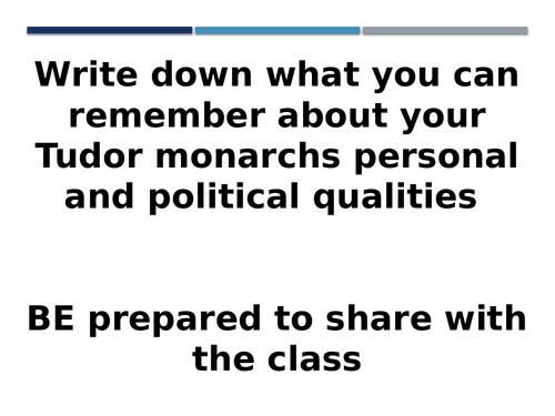 Tudor A level Monarchy and Government Bundle | Teaching Resources