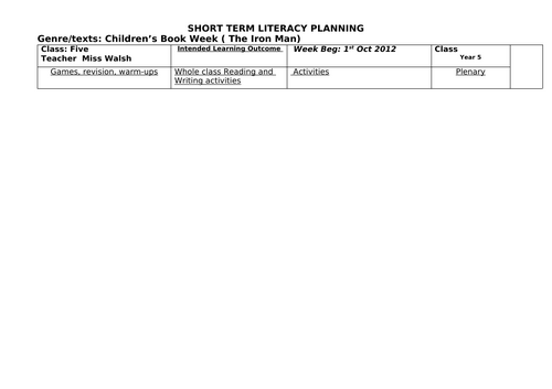 Literature Unit THE IRON MAN by Ted Hughes - Novel Study Reading ...