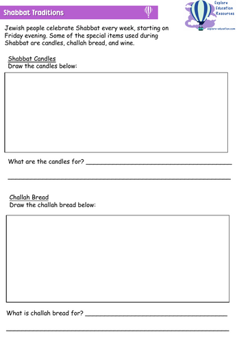 KS1 The Shabbat - Judaism - Outstanding RE Lesson | Teaching Resources