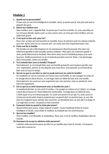 GCSE Edexcel French - Revision bundle | Teaching Resources