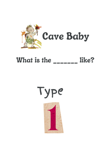 Cave Baby Animal Adjective Cards: What is the (animal) like ...