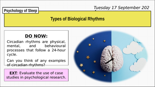 Oxford AQA A Level Psychology: TYPES OF BIOLOGICAL RHYTHMS [3.3.1 ...