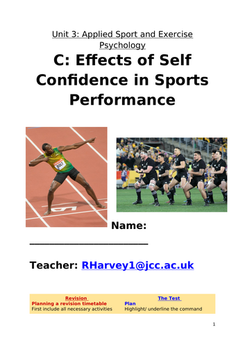 BTEC Level 3 Sport and Exercise Science - Unit 3: Applied Sports ...