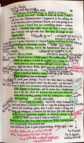 Death of a Salesman - Annotations | Teaching Resources