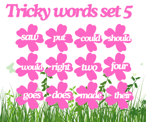 Jolly Phonics tricky word posters/ word mats phase set 1-6 | Teaching ...