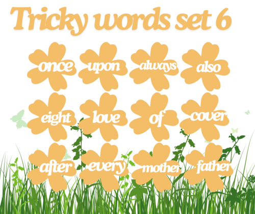 Jolly Phonics tricky word posters/ word mats phase set 1-6 | Teaching ...