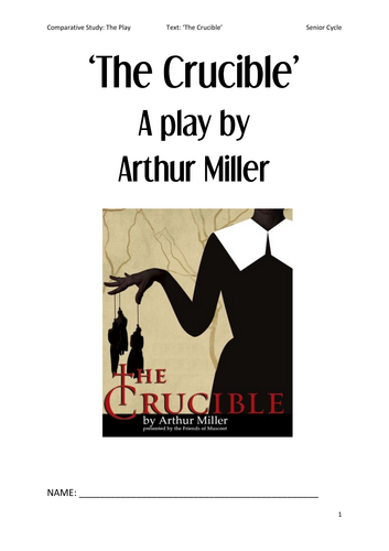 Key Moments in the Crucible for Leaving Certificate English COMPARATIVE ...