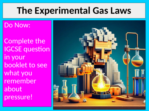 The Experimental Gas Laws Physics CIE | Teaching Resources