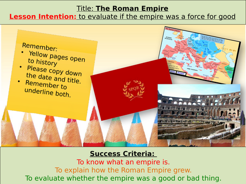 KS3 History Romans- Full unit of 9 lessons | Teaching Resources