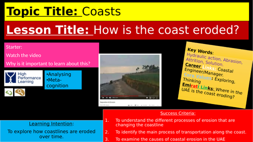 KS3 Coasts unit - 7 lessons | Teaching Resources