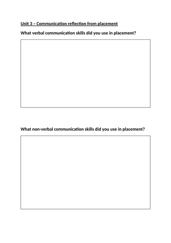 Effective Communication in Health and Social Care - Unit 3 - BTEC Level ...