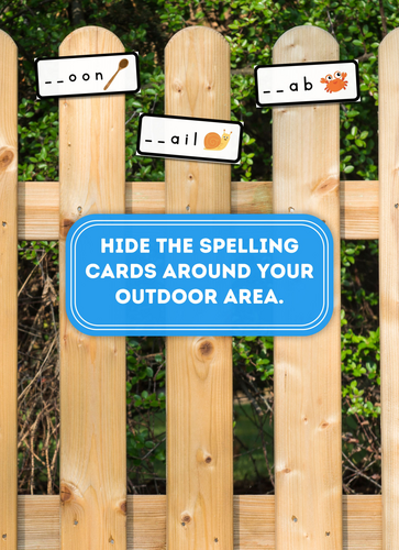 Phonics Outdoor Spelling Activity - Fun & Engaging Phase 4 Phonics ...
