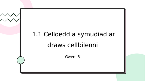 TGAU Bioleg 1.1 Celloedd a symudiad ar daws cellbilenni | Teaching ...