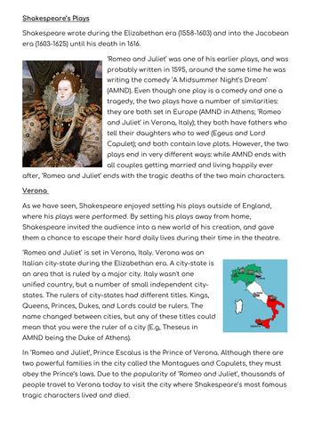 KS3 Romeo & Juliet: Introduction | Teaching Resources