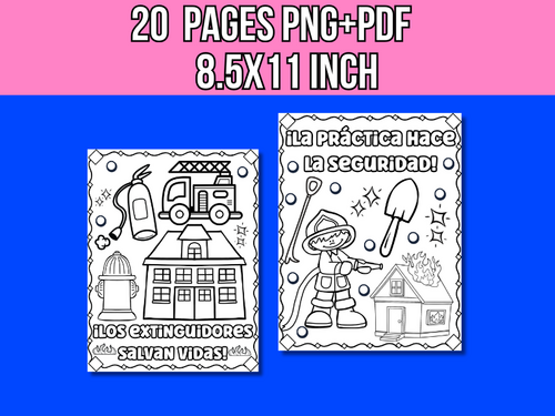 Spanish Fire Safety Week Coloring Pages - Fire Prevention Week ...