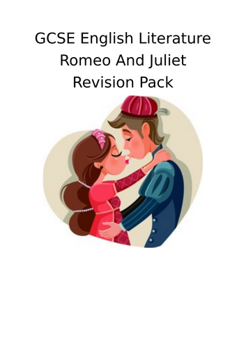 GCSE English Language Revision Pack for Romeo and Juliet | Teaching ...