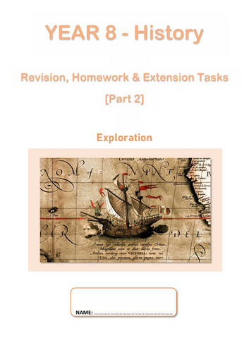 Exploration Homework Booklet | Teaching Resources
