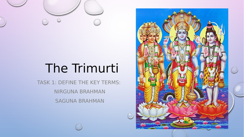 Hindu Gods - The Trimurti - Brahma The Creator | Teaching Resources