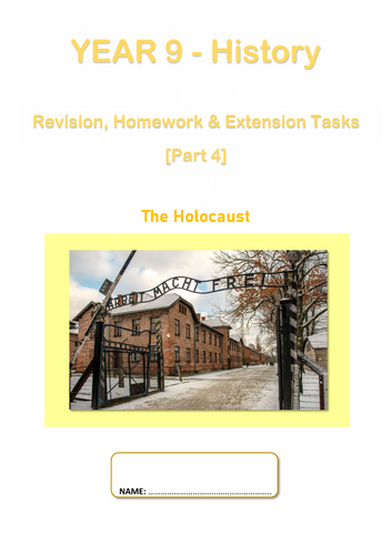 The Holocaust Homework Booklet | Teaching Resources