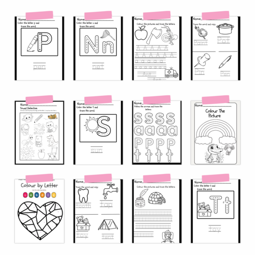 Ultimate Phonics Bundle 30 Pages Included SATPIN Phonics Worksheets ...