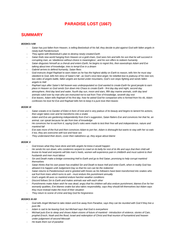 A* PARADISE LOST ENGLISH LIT NOTES - got me 30/30 in 2024 OCR exam ...