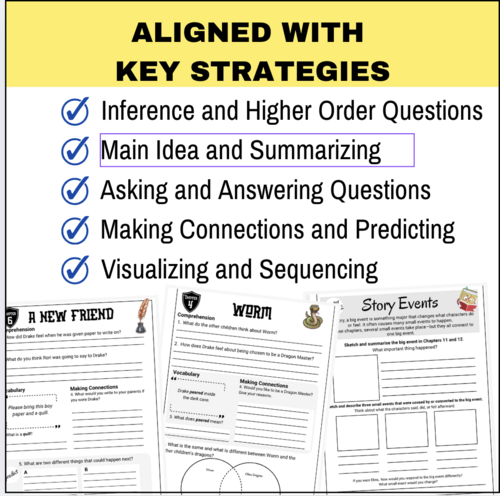 DRAGON MASTERS #1 Rise of the Earth Dragon NOVEL STUDY | Teaching Resources