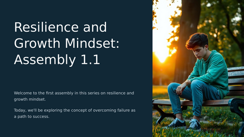 Assembly Series 1: Resilience and Growth Mindset - 6 assemblies ...