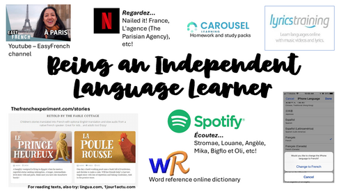 Independent enrichment revision activities - French/MFL | Teaching ...