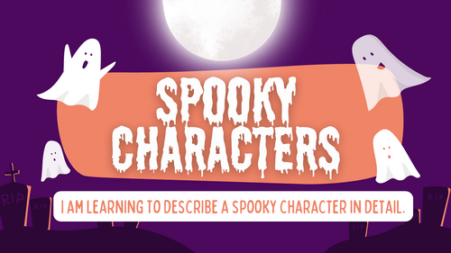 Halloween Creative Writing - Describing a Spooky Character | Teaching ...