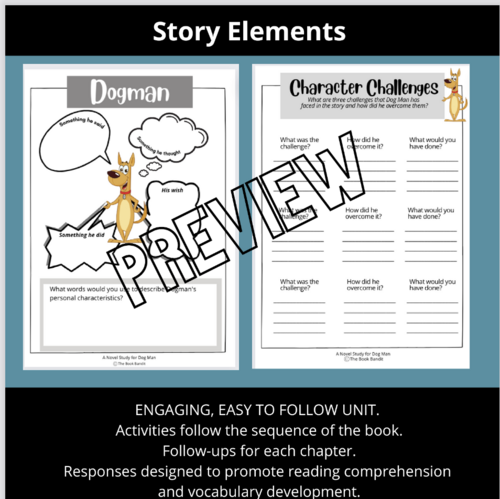 DOG MAN Book One BOOK COMPANION | Teaching Resources